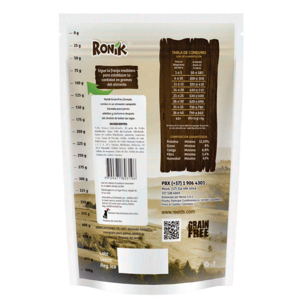 Ronik Grain Free Cordero