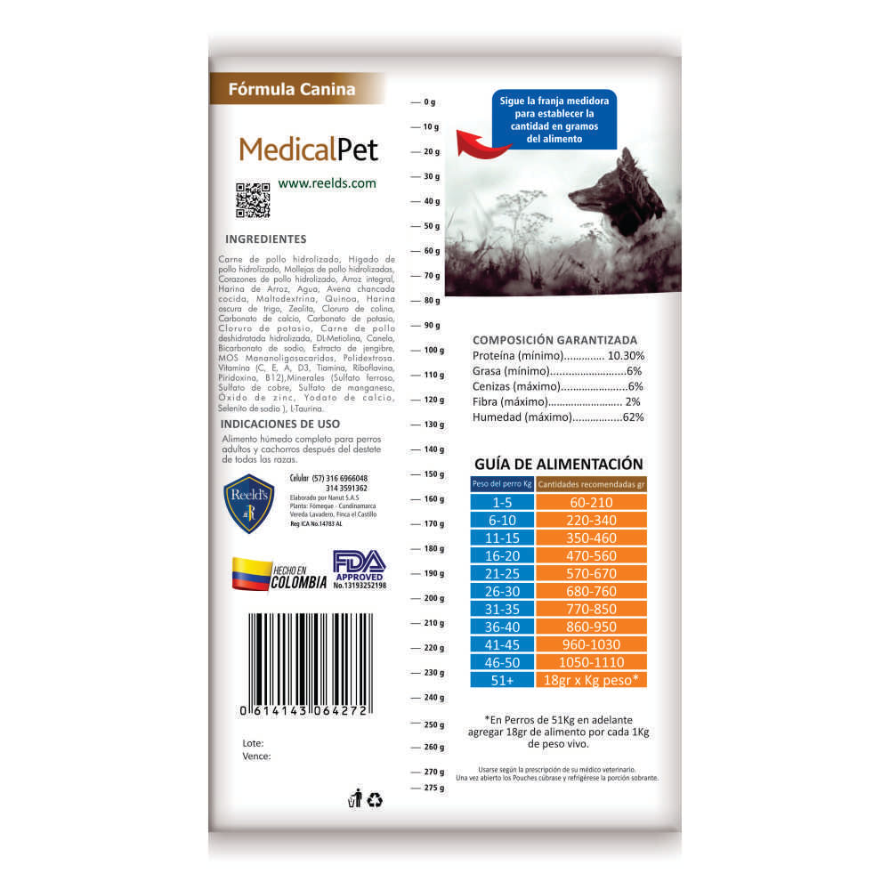 Reelds Medical Pet TGI Canino | Manchas